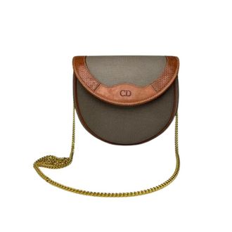 Dior Sac bandouli&egrave;re en cuir Pre-owned - Femme - Pre-owned - Gris - Taille: ONE Size