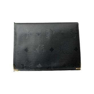 MCM unisex, Pre-owned, Noir, Taille: ONE Size Portefeuille en cuir Pre-owned