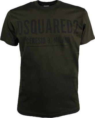 Dsquared2 DSquared2 - Ceresio 9 T-Shirt f&uuml;r Herren/Damen Unisex, Cool Fit (Schwarz)