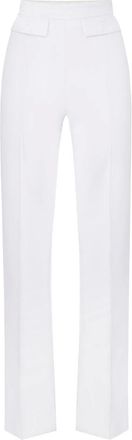 Elisabetta Franchi Femme, Pantalons, Blanc, Taille: 40 FR Wide Pantalons