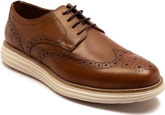 Thomas Crick Harrington Derby Brogue Chaussures d&eacute;contract&eacute;es &agrave; lacets en cuir pour homme, peau, 42 1/3 EU