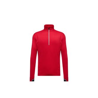 Moncler Moncler Sweat Semi-zipp&eacute; Polartec, Homme, Rouge, Taille: L