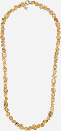 Dolce & Gabbana Sautoir Anna Aus Gelbgold 18 kt Mit Zitrinen - Frau Ketten Gold Gold Onesize