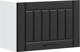 vidaXL Vidaxl - Armoire murale de cuisine Lucca noir bois dingénierie