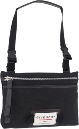 Givenchy Sac bandouli&egrave;re en nylon Pre-owned - Femme - Pre-owned - Noir - Taille: ONE Size