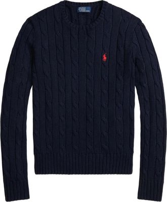 Polo Ralph Lauren Femme, Pulls, Bleu, Taille: 42 FR Pulls &agrave; col rond