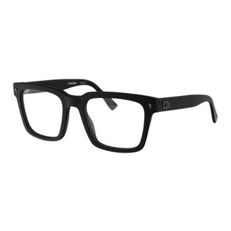 Dsquared2 Homme, Accessoires, Noir, Taille: 52 MM Lunettes Optiques Iconiques Mod&egrave;le 0013