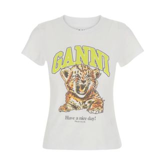 Ganni Damen, Oberteile, Wei&szlig;, XSGr&ouml;&szlig;e