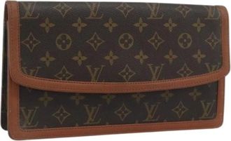 Louis Vuitton Pre-owned Vintage Monogram Clutch - Femme - Pre-owned - Brun - Taille: ONE Size