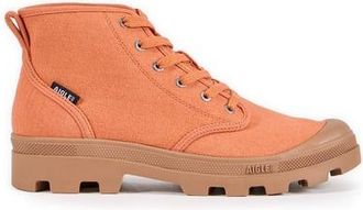 Aigle Baskets montantes en coton m&eacute;lang&eacute;