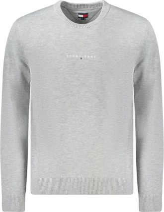 Tommy Hilfiger Homme, Pulls, Gris, Taille: 2XL Pull Ras du Cou &agrave; Manches Longues