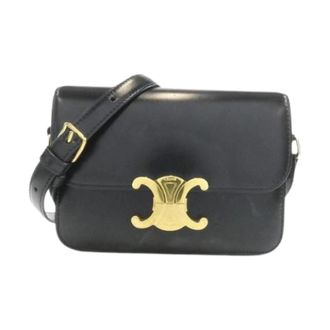 Celine Pre-owned Teen Triomphe Calf Shoulder Bag - - Pre-owned - Damen - Schwarzk - ONE SIZE