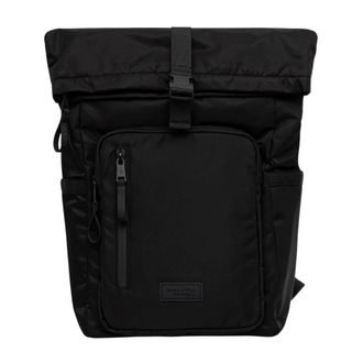 Marc O'Polo Roll-Top Rucksack mit Fronttasche - - Bags - Herren - Schwarzk - ONE SIZE