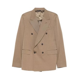Brian Dales 002 Giacca Doppio Ptt - - Jackets - Herren - Beige - 2XL