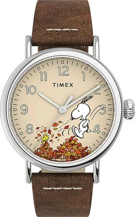 Timex unisex, Accessoires, Brun, Taille: ONE Size Montre Analogique