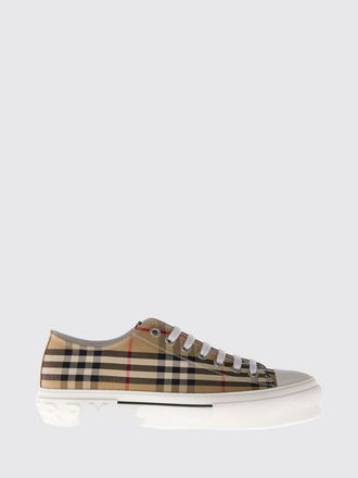 Burberry Baskets Jack en coton &agrave; motif Vintage Check et bout en caoutchouc