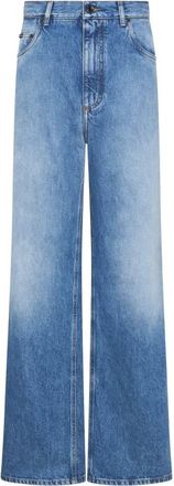 Dolce & Gabbana Homme, Jeans, Bleu, Taille: M Wide Jeans