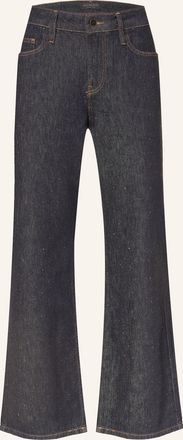 AllSaints Allsaints Wide Leg Jeans Ember Mit Schmucksteinen blau
