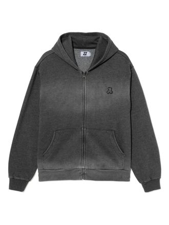 Izzue hoodie &agrave; motif ourson brod&eacute; - Gris
