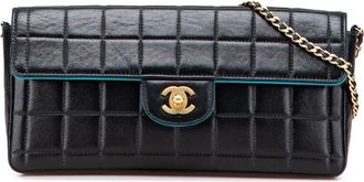 Chanel Hobo Bags - Chocolate Bar Lambskin East West Flap - Gr. unisize - in Schwarz - für Damen