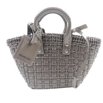 Balenciaga Panier Vintage Pre-owned - Femme - Pre-owned - Gris - Taille: ONE Size