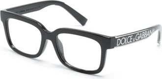 Dolce & Gabbana unisex, Accessoires, Noir, Taille: 49 MM Monture Optique Noire avec Style