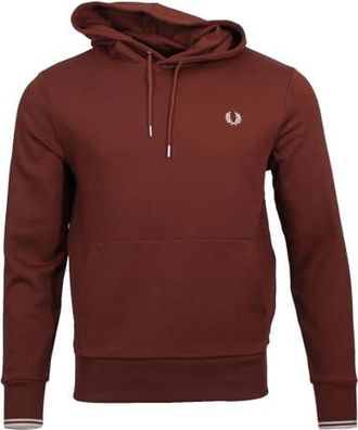 Fred Perry Sweat à capuche pour homme M2643, marron, 3XL
