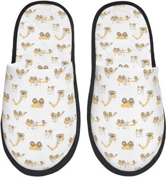 Generic Pantoufle Maison Impression De Camion-Benne Hiver Pantoufles Antid&eacute;rapantes Hiver Chaussures Chaudes Doux Chaudes Pantoufles Pour Chambre Maison H&ocirc;tel