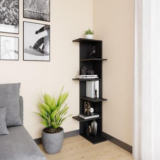 Vicco Eckregal Tera, Anthrazit, 37 x 140.1 cm Vicco