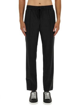 Dolce & Gabbana Wool-Blend Jogging Pants - Black