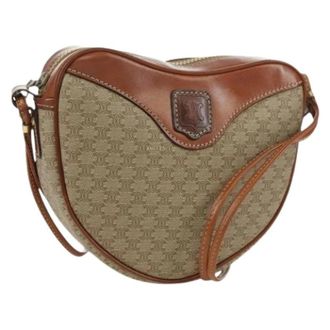 Celine Sac bandouli&egrave;re vintage Pre-owned - Femme - Pre-owned - Beige - Taille: ONE Size