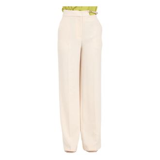 Simona Corsellini Elegante Hose mit Stretch-Material - - Trousers - Damen - Beige - S