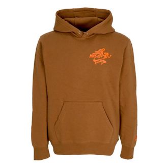 Nike Kapuzenpullover Britisch Tan/Orange - - Sport - Herren - Braun - M