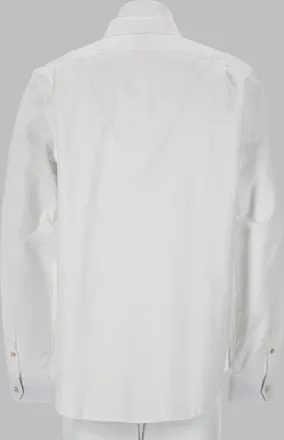 Paul Smith Zebra Patch Organic Cotton Shirt - White