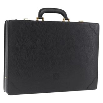 Loewe Pre-owned Leder Reisetasche - - Pre-owned - Damen - Schwarzk - ONE SIZE