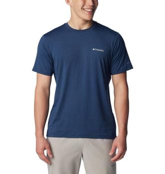 Columbia Tech Trail Crew Neck II pour homme, bleu marine chin&eacute;, taille M