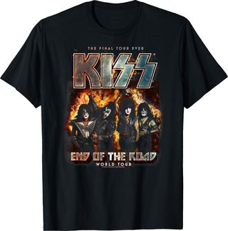 Kiss Offizielles KISS End Of The Road World Tour Hard Rock Band T-Shirt