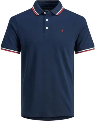 Jack & Jones Homme, Tops, Bleu, Taille: 4XL Paulos Polo