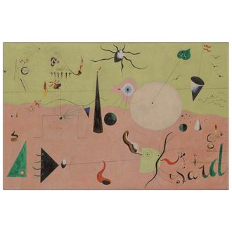 Artopweb Panneau décoratif, MIRÒ - The Hunter - 80x52