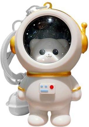 Generic Porte-cl&eacute;s figurine - Mini pendentif lumineux - Accessoire de sac &eacute;l&eacute;gant - Aspect brillant en forme dastronaute - D&eacute;coration de cl&eacute; cr&eacute;ative - Gadget