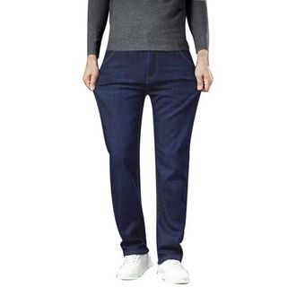 Generic Pyjama long et moelleux pour homme, 2 pi&egrave;ces, en polaire &eacute;paisse, nuisette et taille &eacute;lastique douce, pantalon de nuit pour lhiver, thermique, combina