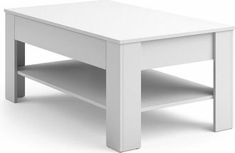 Vicco Couchtisch Milan, Wei&szlig;, 92.2 x 65 cm