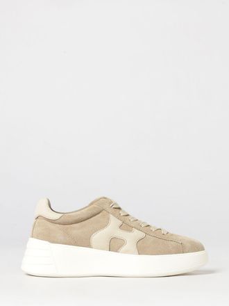 Hogan Baskets Rebel en cuir et daim avec semelle chunky