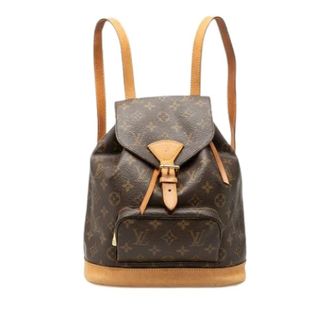 Louis Vuitton Pre-owned Montsouris PM Backpack - Femme - Pre-owned - Brun - Taille: ONE Size
