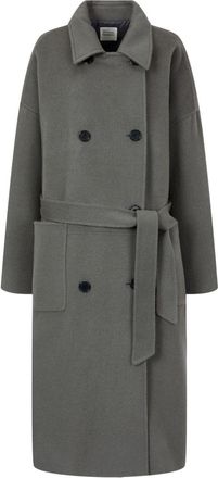 STUDIO TOMBOY Doppelreihiger Mantel - Grau