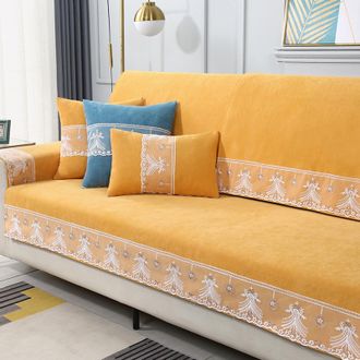 Generic Sofabezug Anti Rutsch Ecksofa L Form Sofaüberwurf Hund Katze Überwurf Hundedecke Sofa Schutzdecke(Style7,110x110cm)