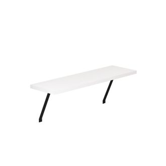 Moebel17 Heizk&ouml;rperregal Adin Regal Wandregal Holzregal H&auml;ngeregal, ohne Bohren Wandboard Regal f&uuml;r Heizk&ouml;rper, Holz, Wei&szlig;, eckig, 60 x 21,5 x 18 cm 92420