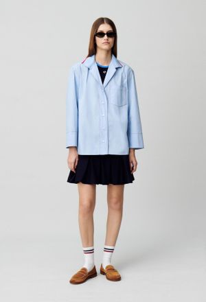Claudie Pierlot Chemise oversize contrast&eacute;e