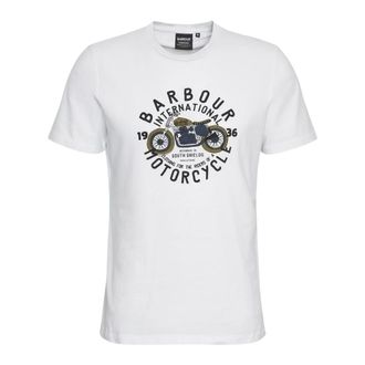 Barbour Spirit T-Shirt - - Tops - Herren - Wei&szlig; - XL