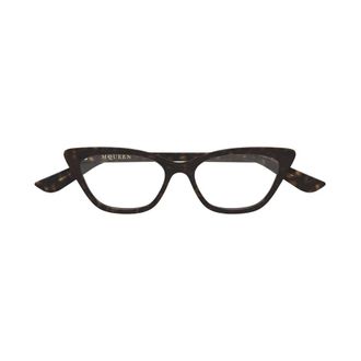 Alexander McQueen Am0560O Optische Brille - - Accessories - Damen - Braun - 52 MM